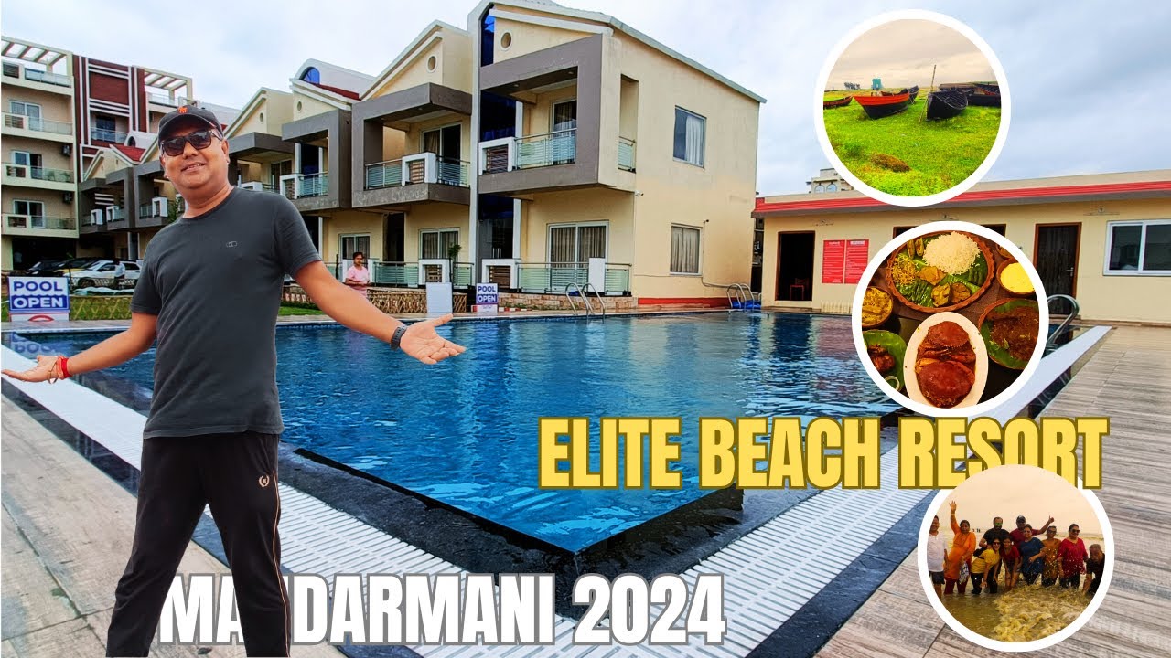 Mandarmani Trip 2024 | ELITE Beach Resort | Mandarmani Tour Guide - YouTube