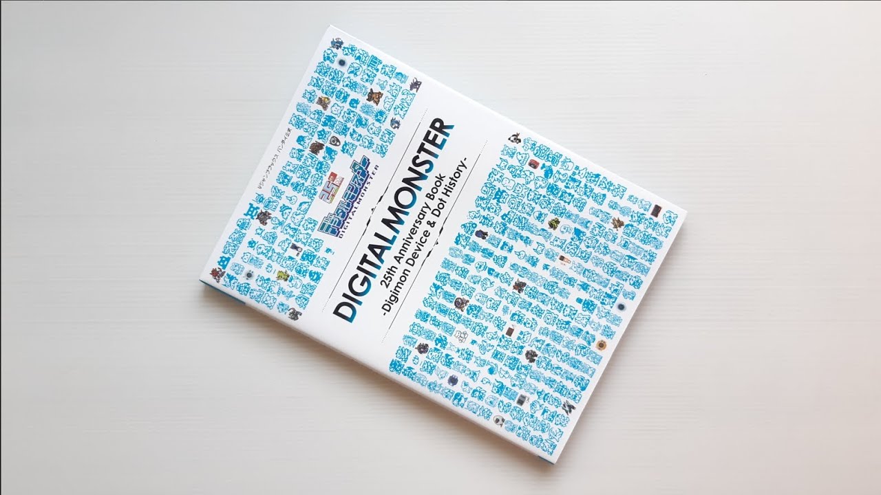 Digital Monster 25th Anniversary Book -Digimon Device & Dot History ...