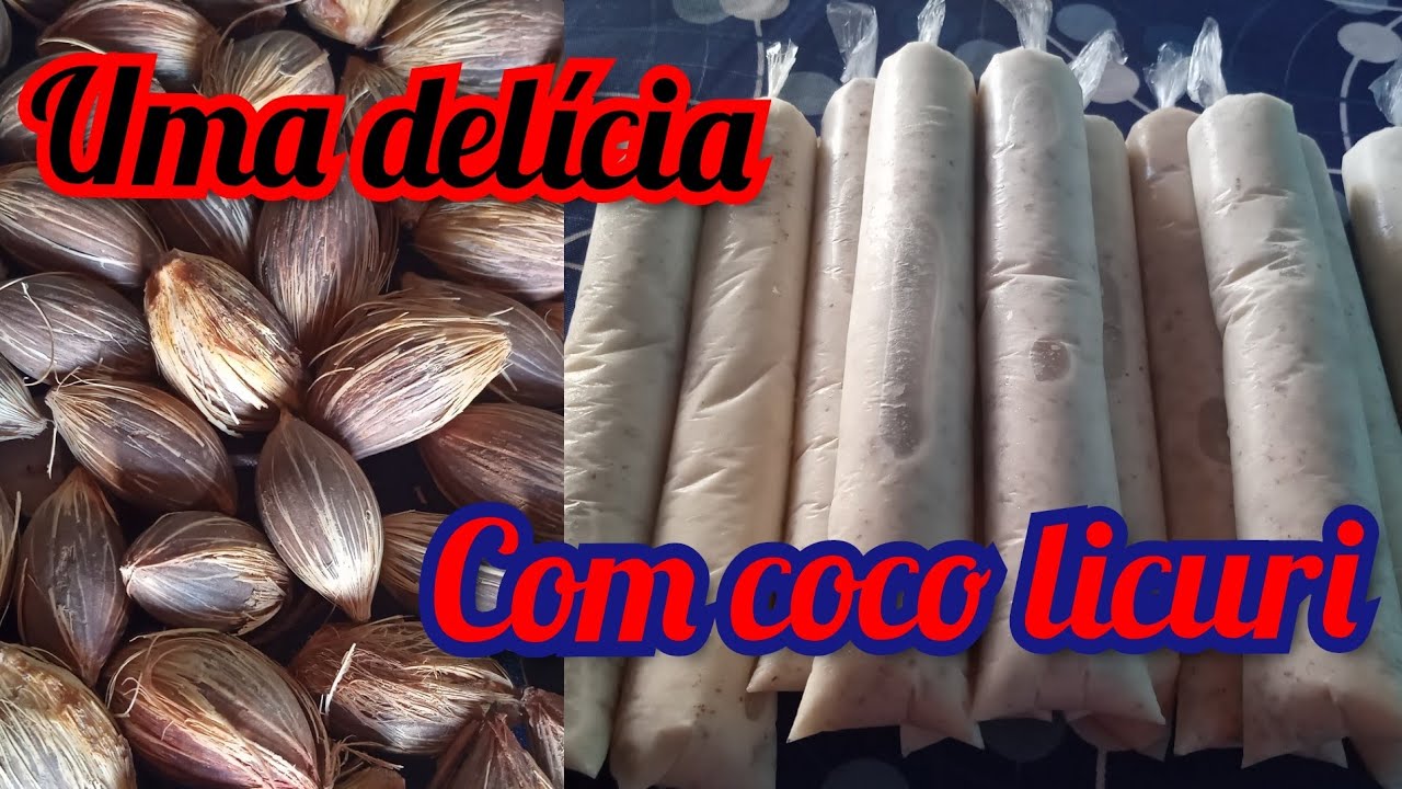 Geladinho de coco licuri seco 😋😋 - YouTube
