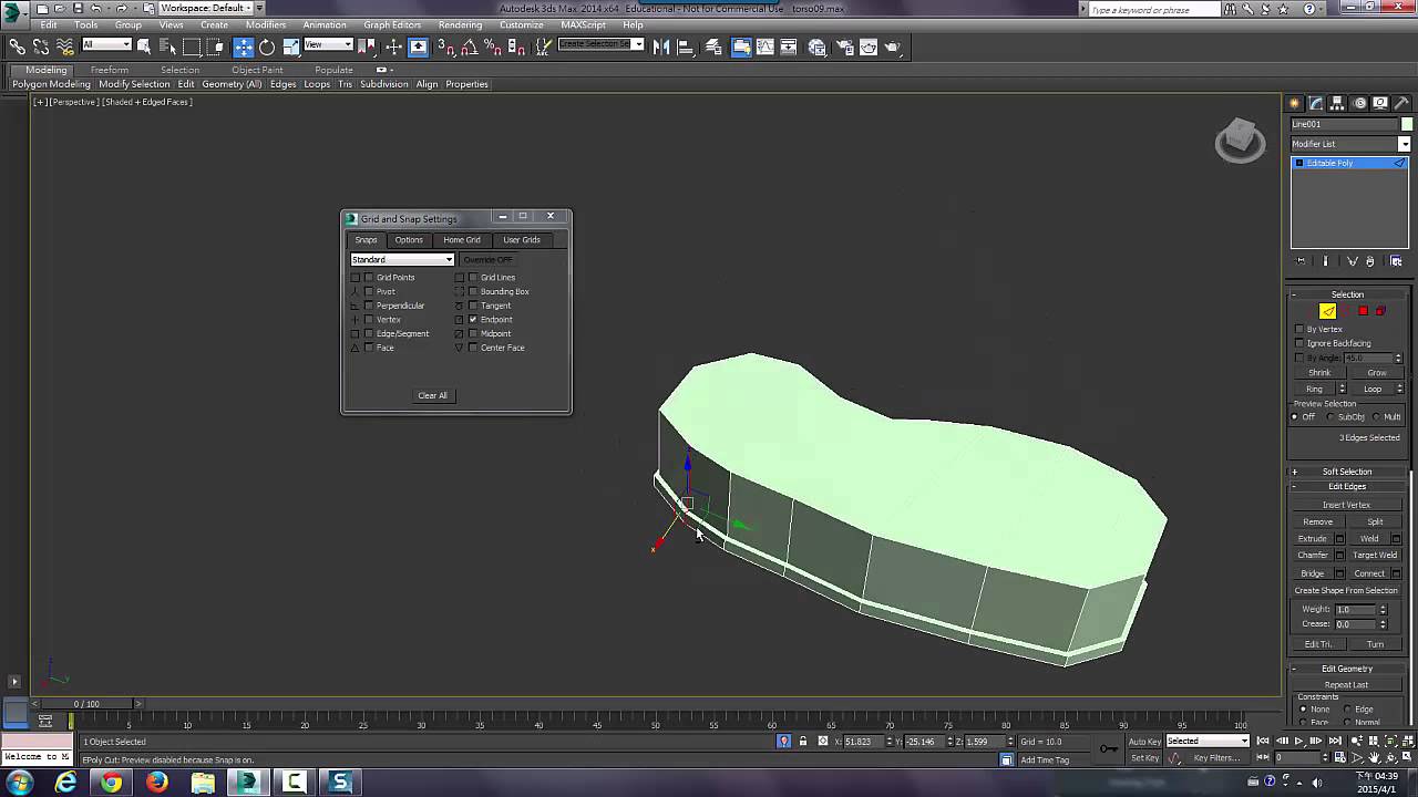 3ds max shoe modeling part 1 - YouTube