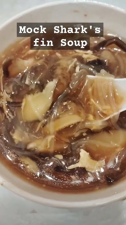 Mock Sharks Fin Soup #yummy #soup #sharksfin #shorts #kunyanglife - YouTube