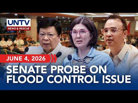 LIVE: Cayetano-led Senate hearing on anomalous flood control projects I June 4, 2026