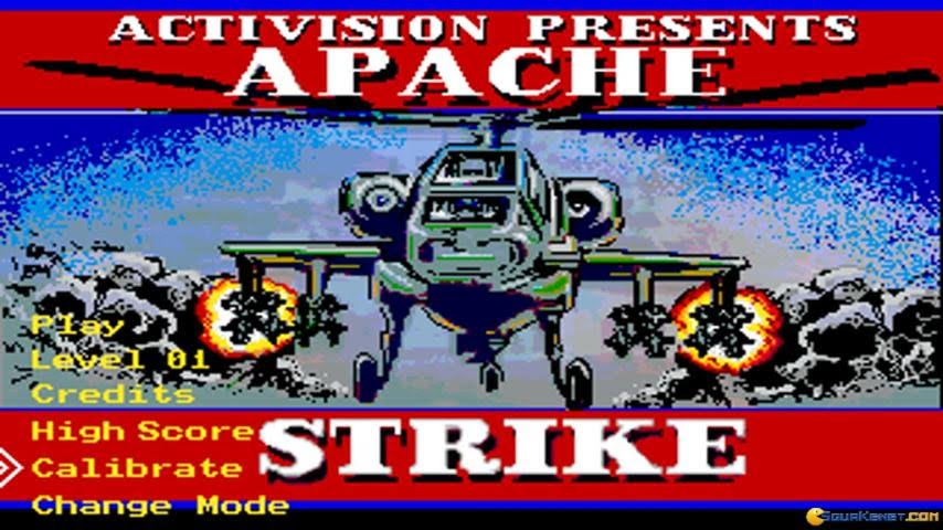 Apache Strike gameplay (PC Game, 1987) - YouTube