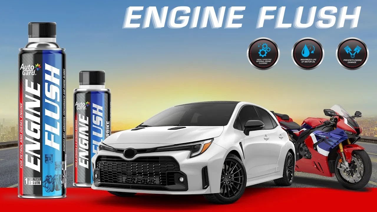 AutoGard Engine Flush Membersihkan Kerak Di Interior Mesin Dengan ...