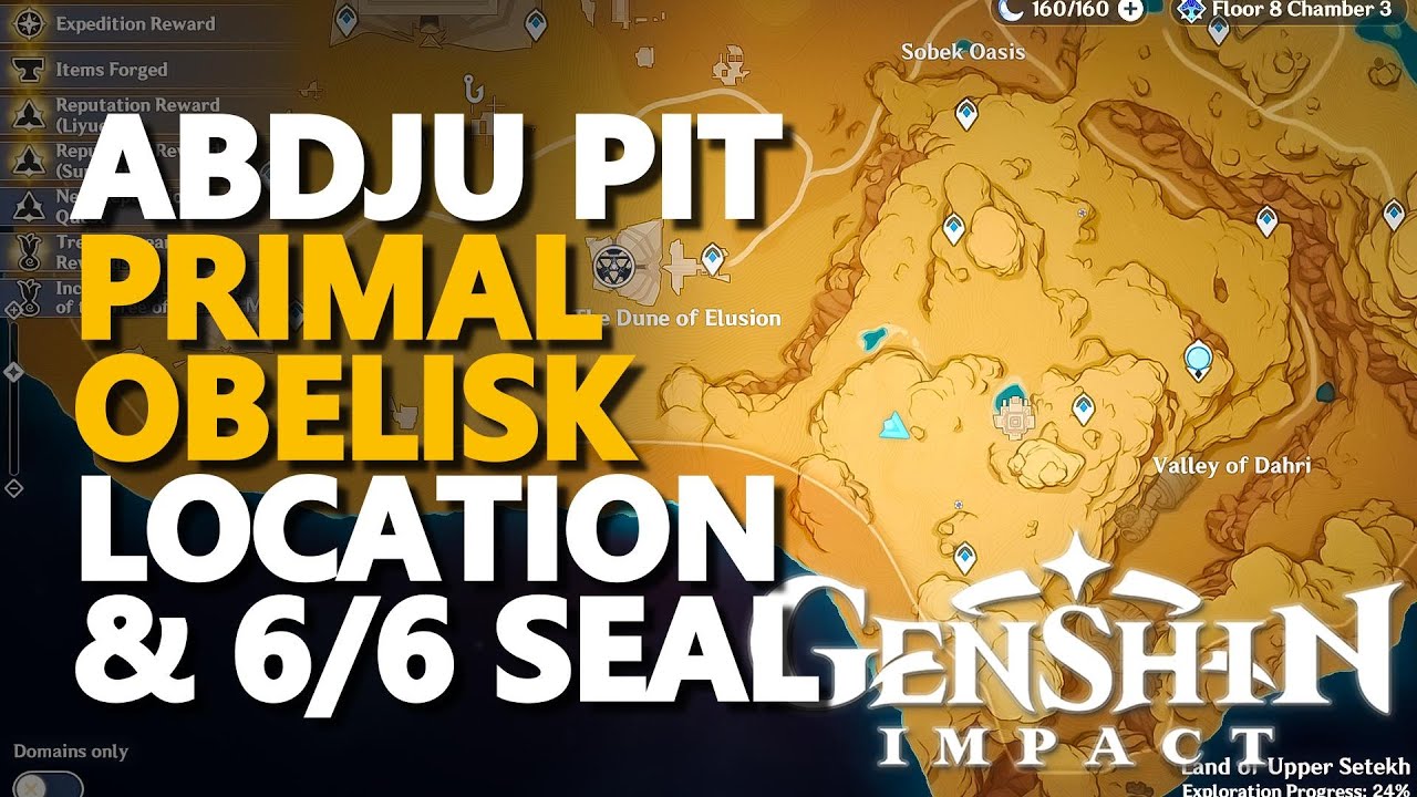 Abdju Pit Primal Obelisk Genshin Impact - YouTube