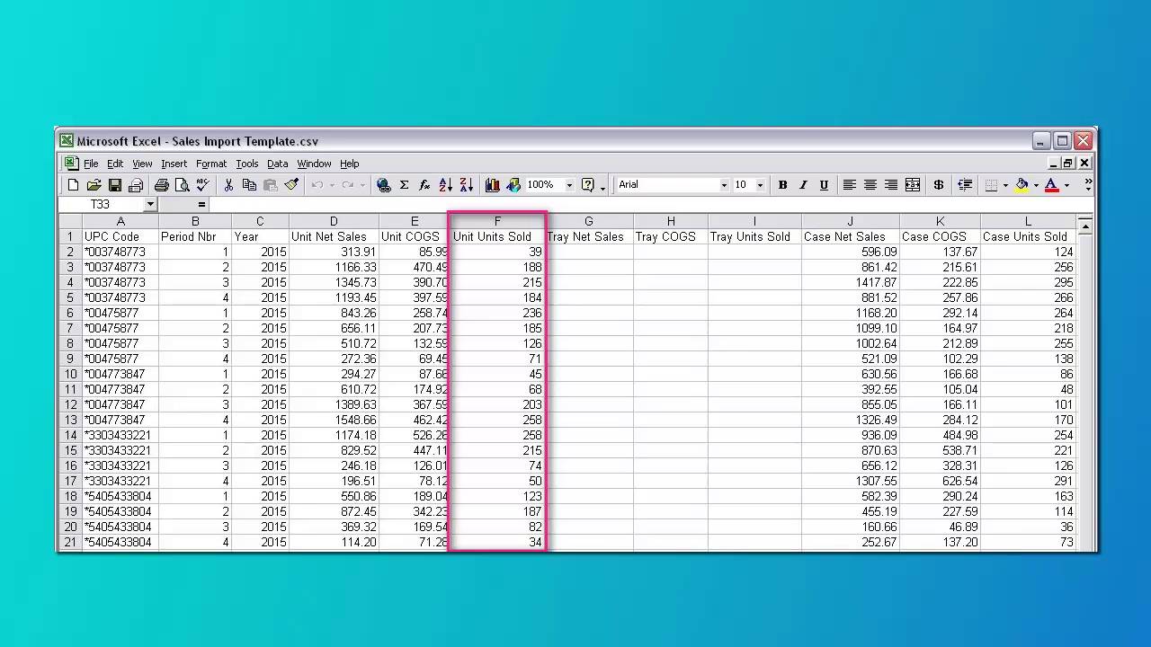 Sales Import in Shelf Logic's Enterprise Edition Planogram Software ...