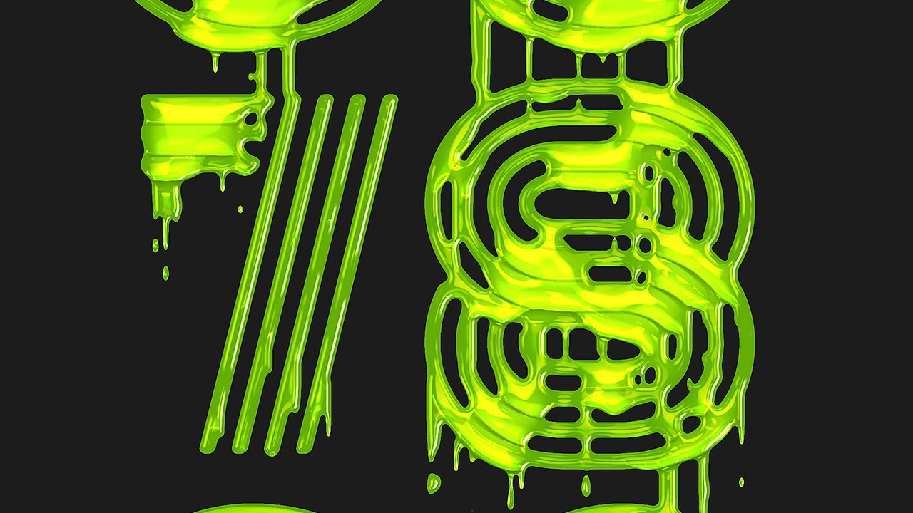 Super easy way to create a dripping liquid effect in Photoshop - YouTube