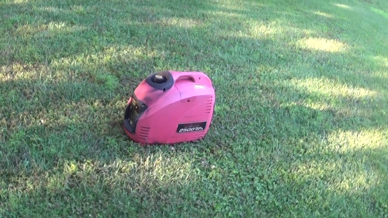 2 year old Predator 2500 Watt Generator Cold start - YouTube