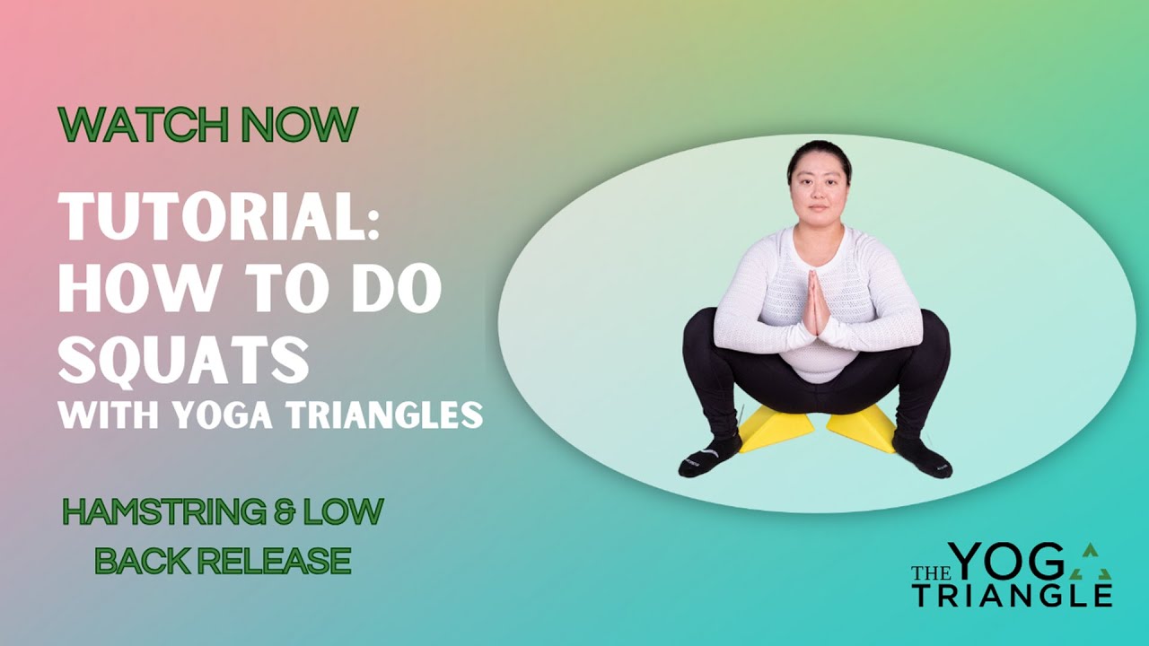 Tutorial: Squats with Yoga Triangles - YouTube