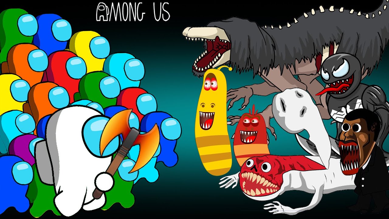 어몽어스 Among Us VS All Bosses Monster & Zombies | Among Us Animation ...