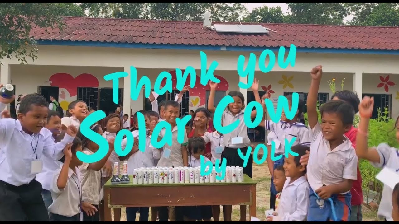 Thank you Solar Cow by YOLK in Cambodia! - YouTube