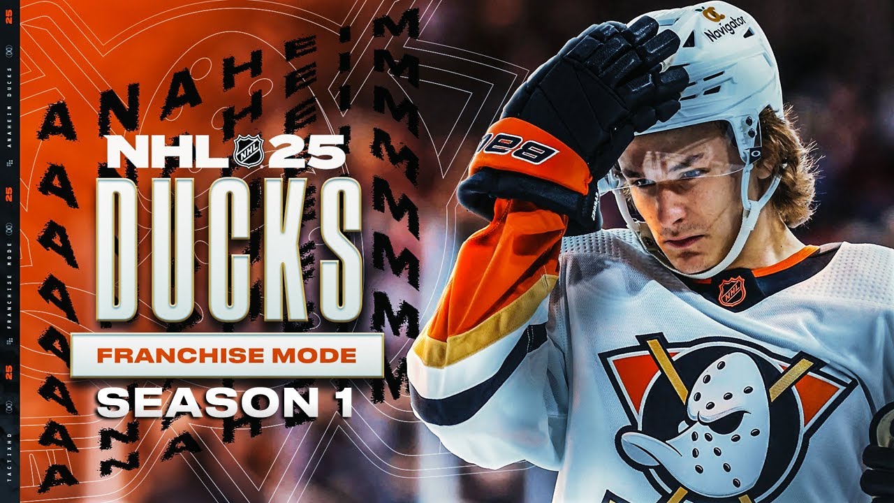 NHL 25: ANAHEIM DUCKS FRANCHISE MODE - SEASON 1 - YouTube