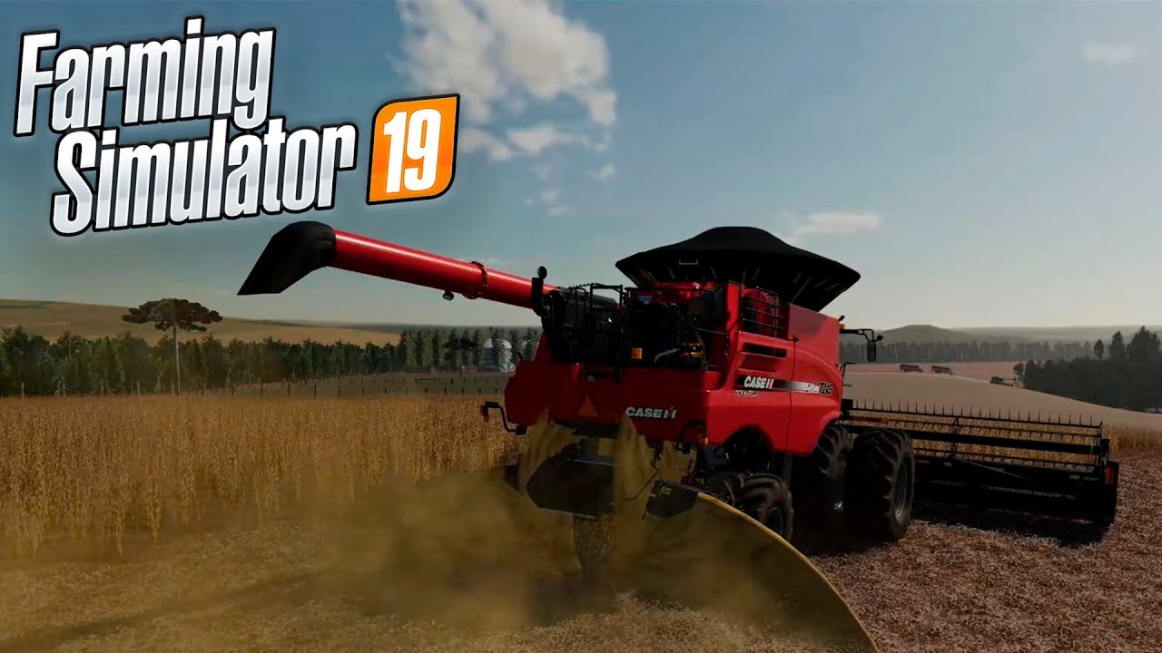 PRIMEIRA COLHEITA DE SOJA | Farming Simulator 19 | Paraná Oeste 1ª ...