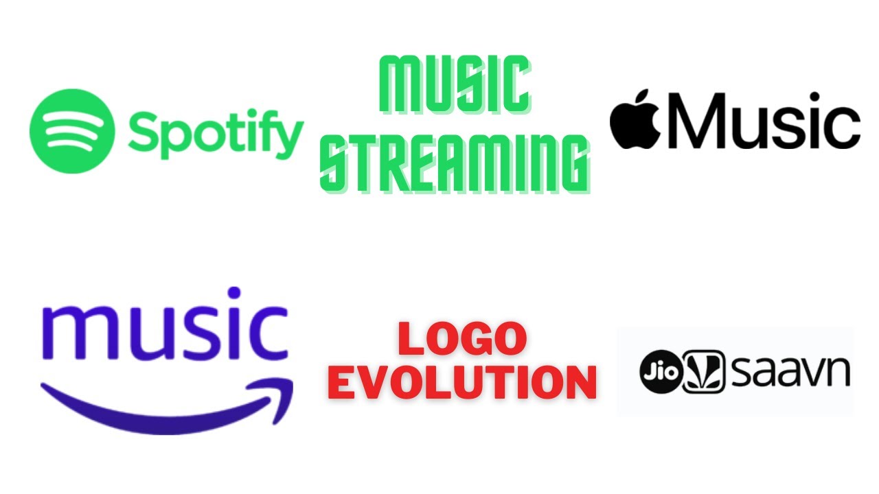 Music Streaming Service Logo Evolution | Music Streaming Services ...
