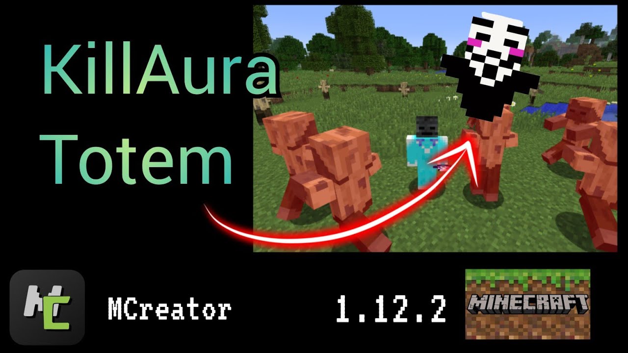 Jak zrobić Kill Aura w Mcreator na Minecraft 1.12.2? - YouTube