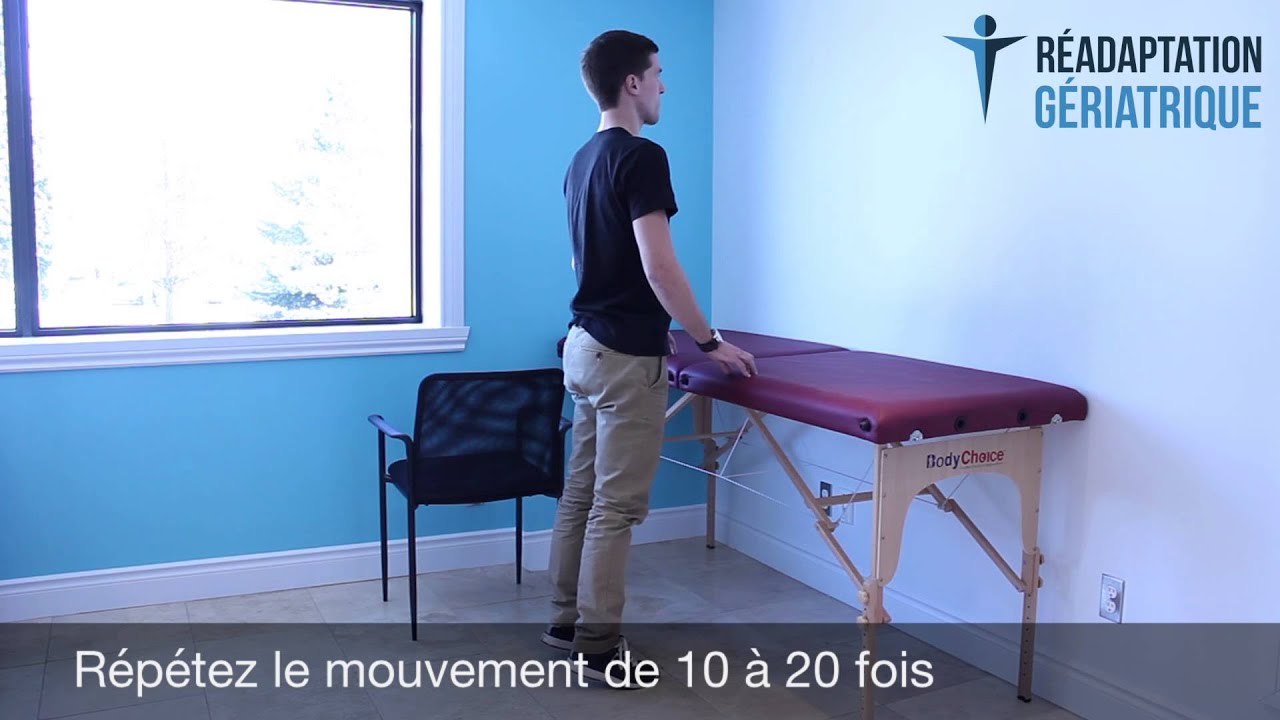 Debout - Renforcement des mollets - YouTube