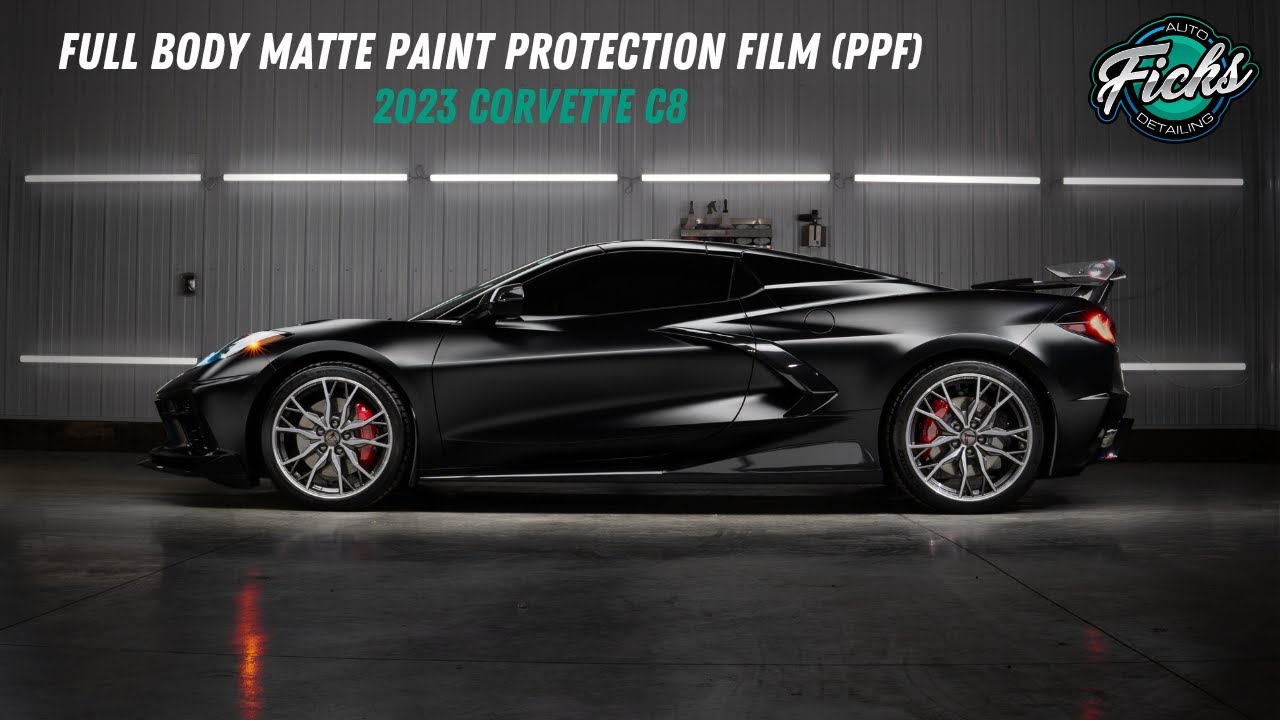 2023 Corvette C8 Full MATTE Paint Protection Film! - YouTube