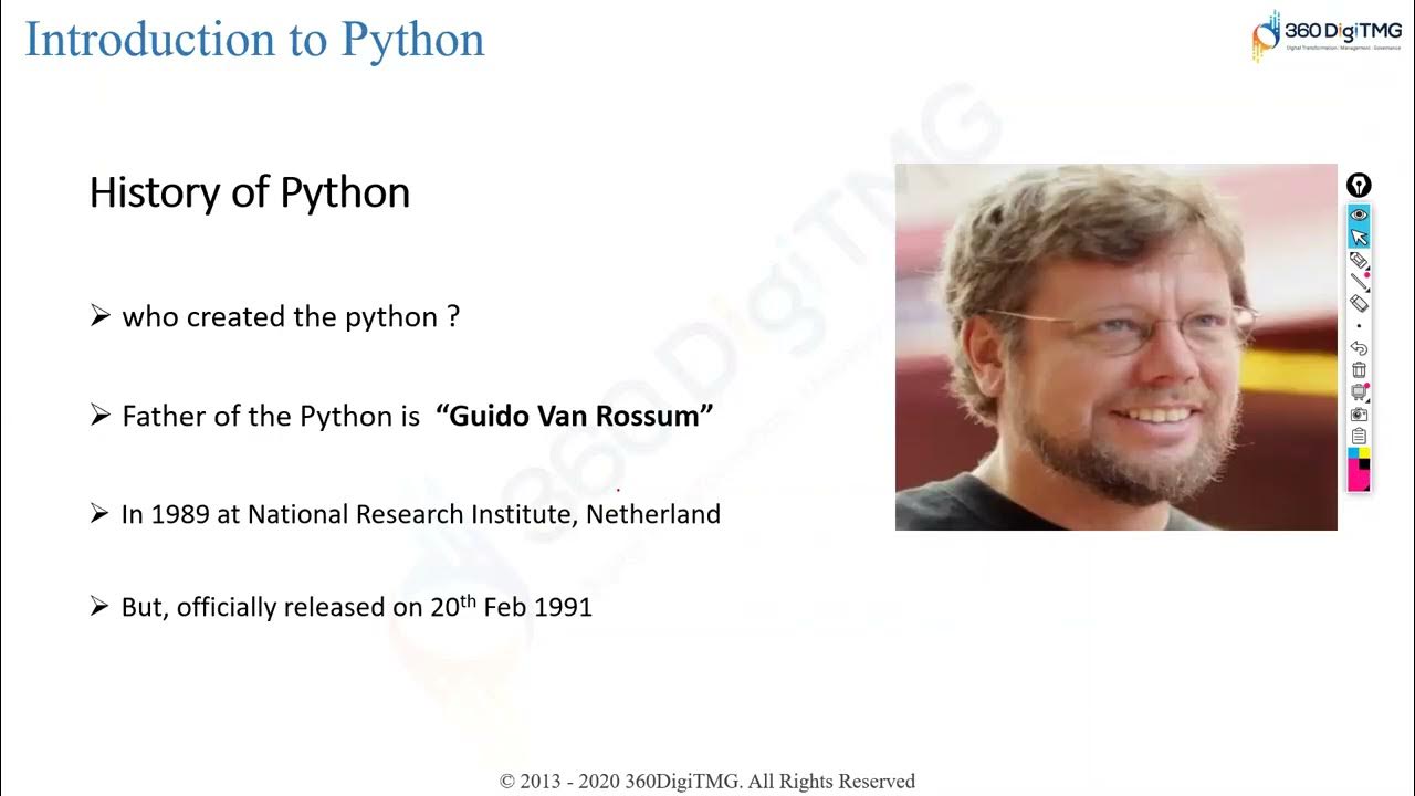 Session 1 Python Programming Salient Features - YouTube