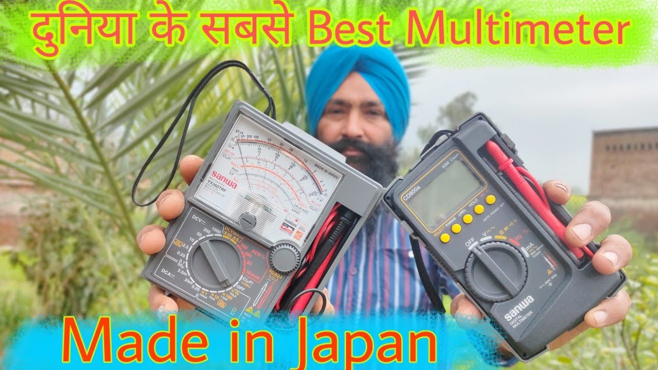 Sanwa Original Made in Japan multimeter's - YouTube