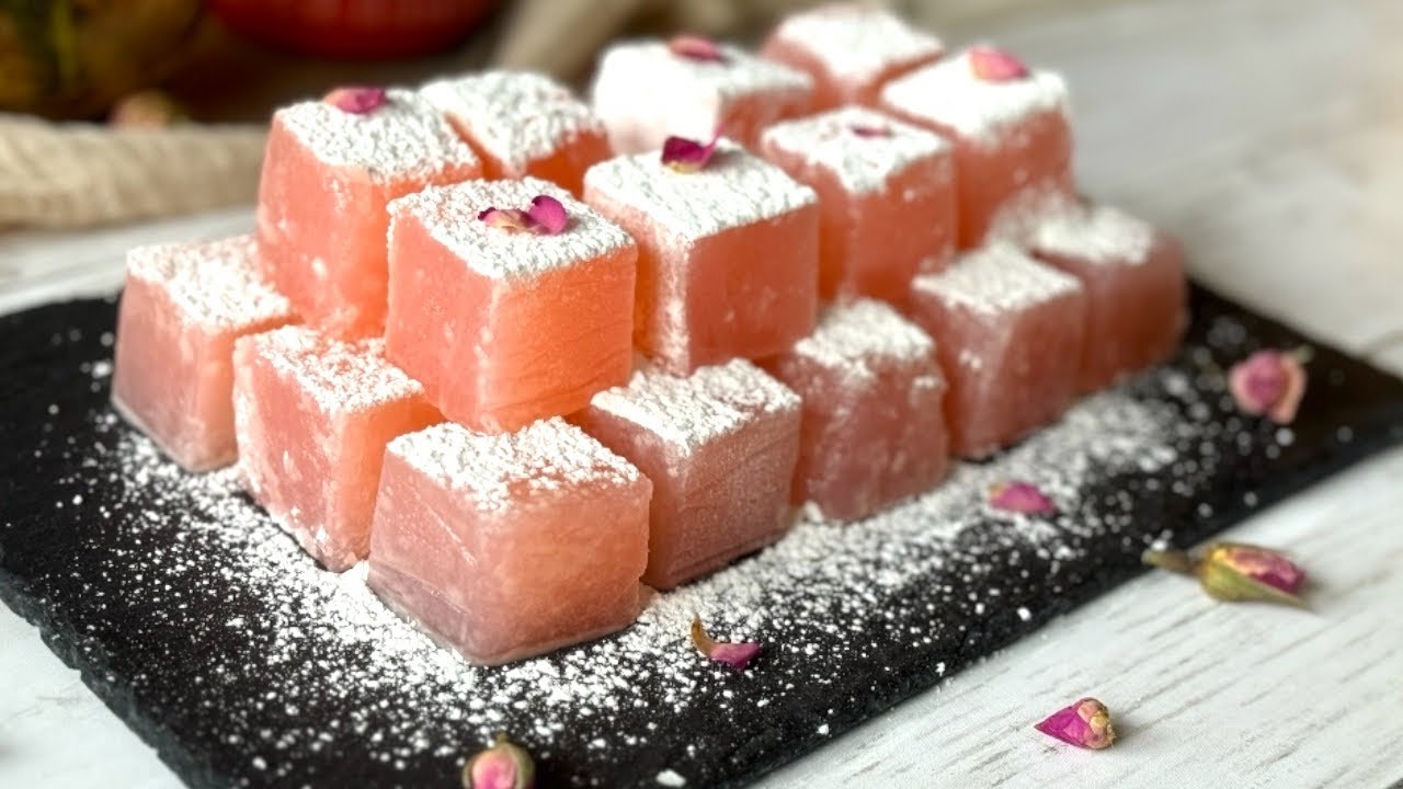 How To Make Turkish Delight At Home - YouTube
