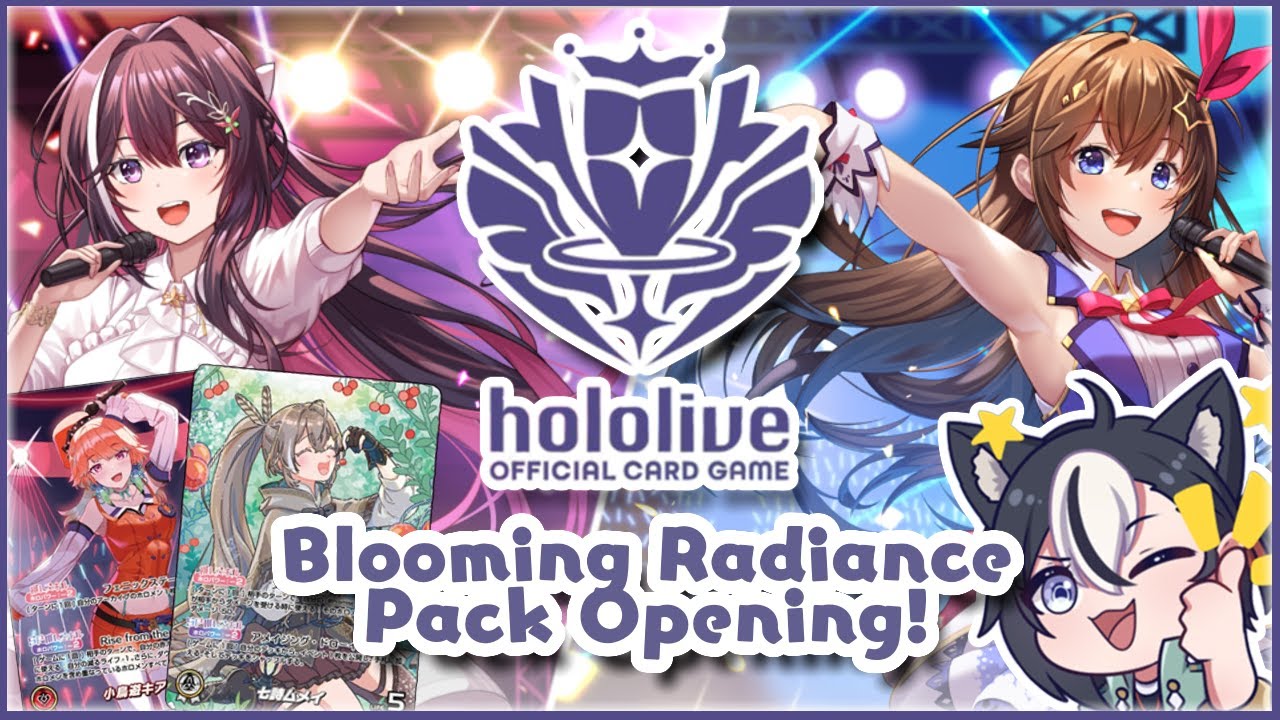 【Hololive Official Card Game】Opening Some Boxes Of The New Hololive OCG ...
