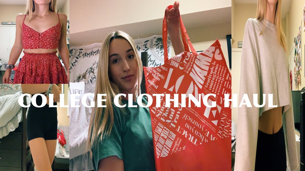 college try-on clothing haul| University of Alabama - YouTube