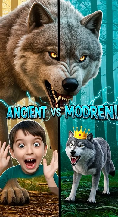 Dire Wolf vs. Gray Wolf😱 - YouTube