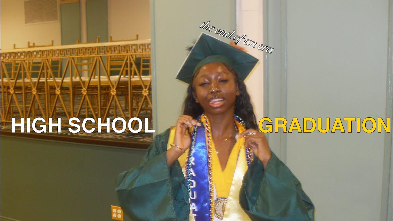 i GRADUATED high school | (grwm + vlog) goodbye, high school - YouTube