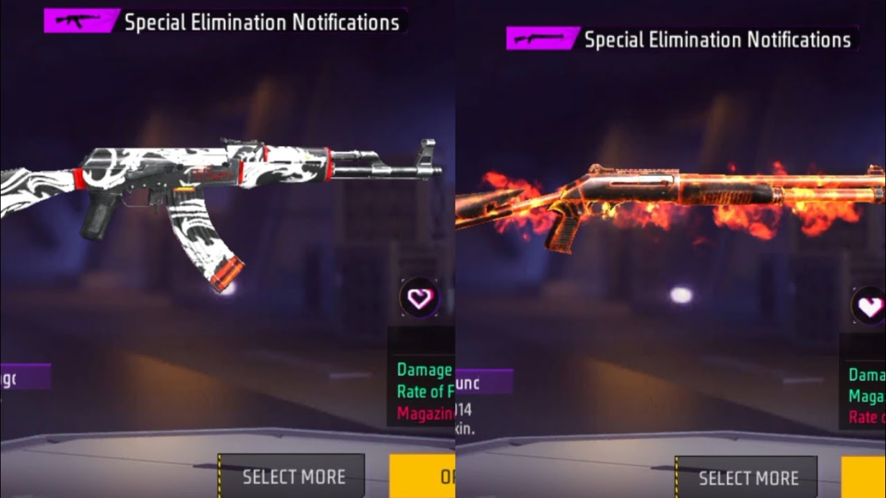 Dragon Ak47 🥵 And Flaming M1014 Gun skin Box ⚡ Open @ultralak2.o - YouTube