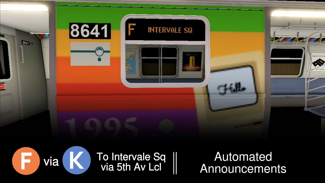 PTA Subway | F Train to Intervale Sq Announcements - From Rentar Plaza ...