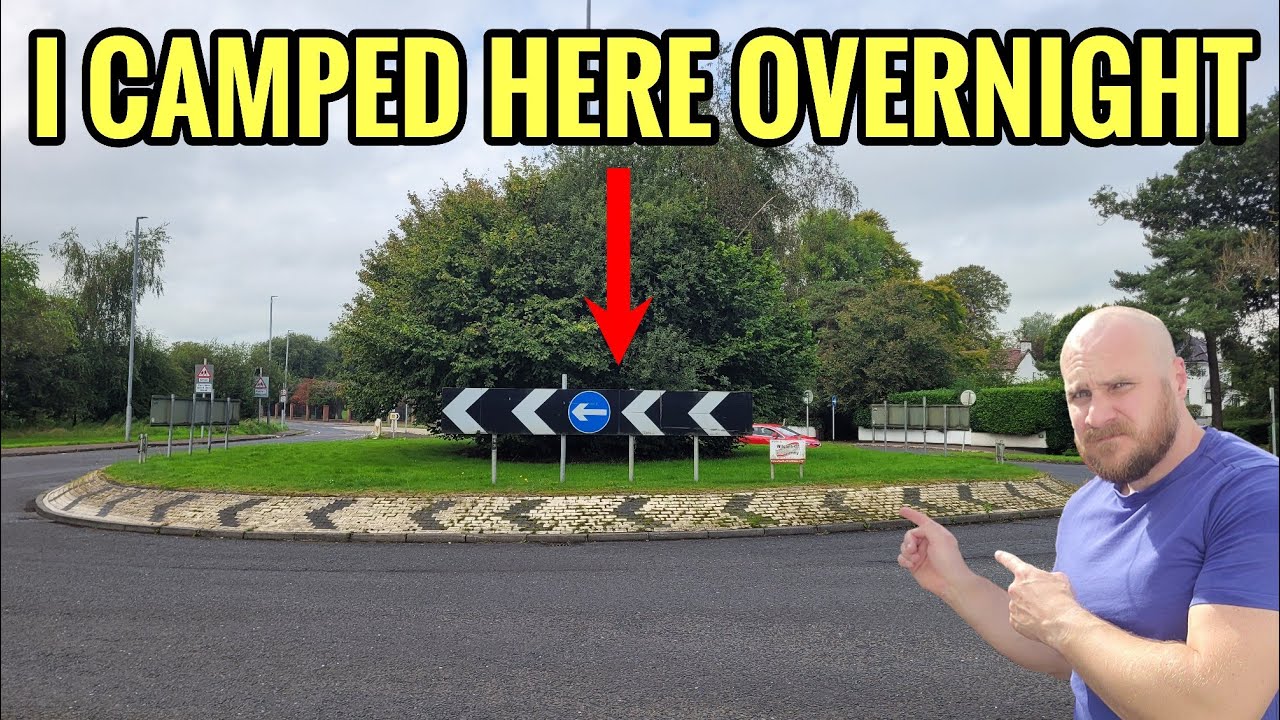 My Hardest Roundabout stealth camping yet #7 - YouTube
