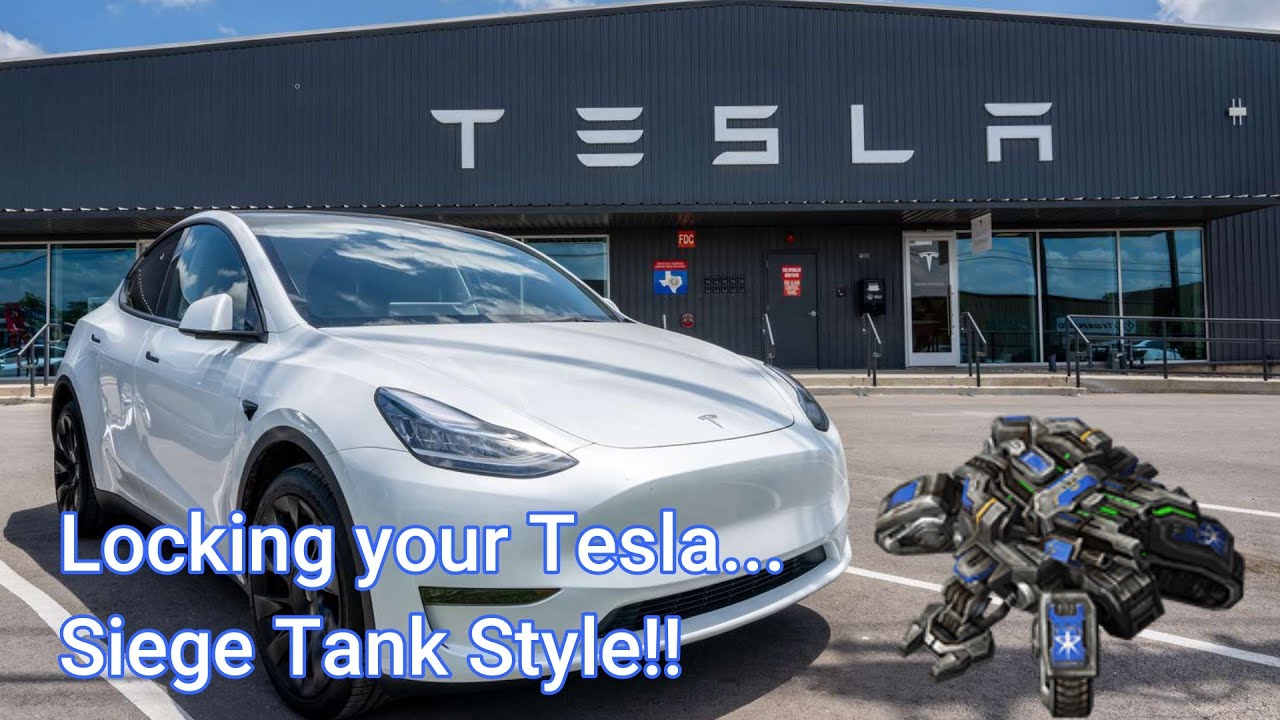 Locking My Tesla Siege Tank Style! - YouTube
