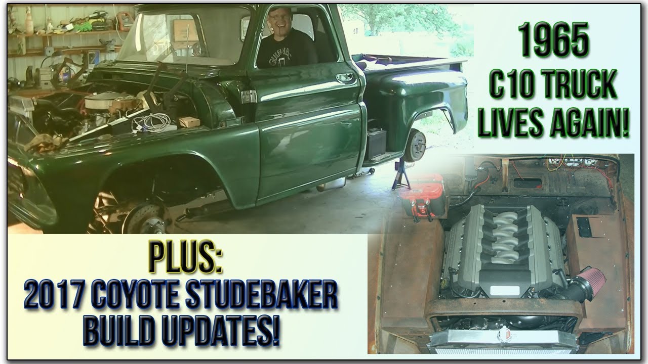 2 Wicked Trucks! A MEAN 327 C10 & a Coyote Powered Studebaker! - YouTube