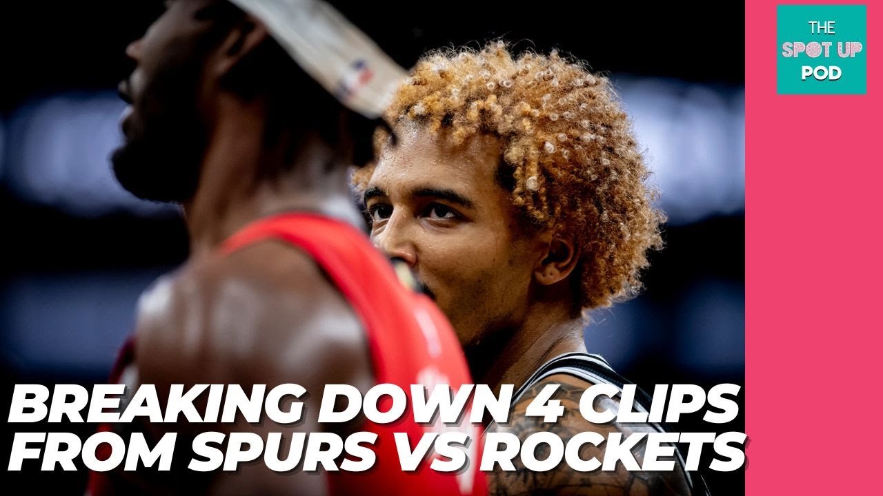Breaking Down 4 clips from Spurs vs Rockets - YouTube