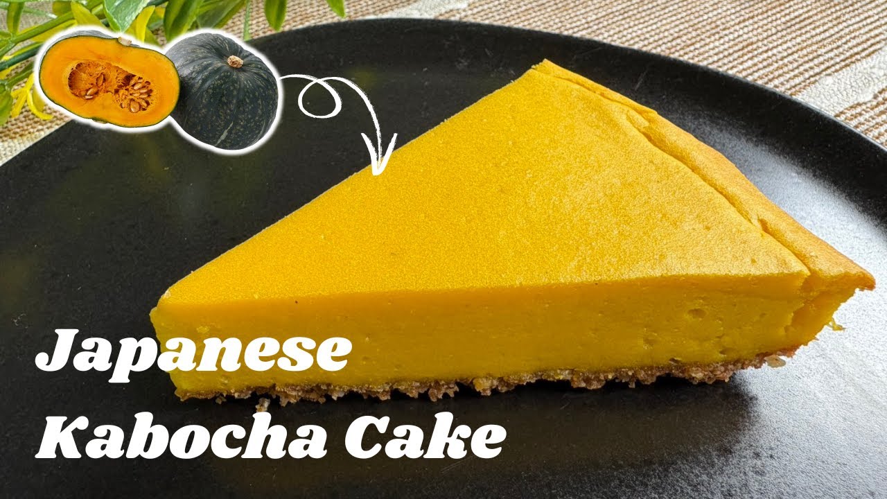 How to Make Japanese Kabocha Cake - YouTube