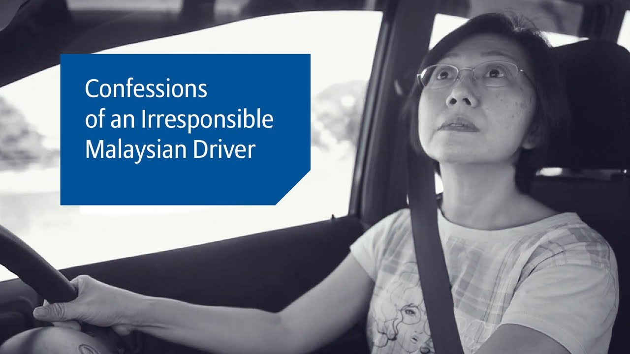 Malaysians Against Irresponsible Drivers "No Signal Auntie" - YouTube