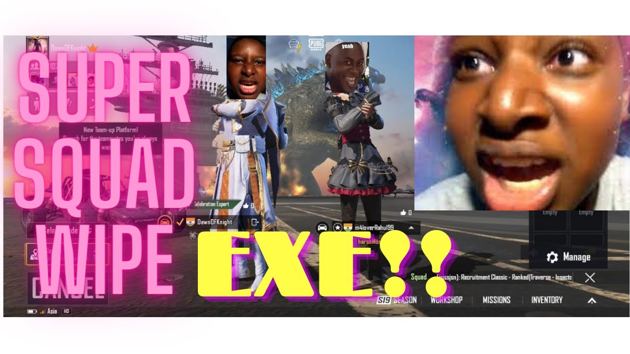 Super squad wipe EXE, I was near to CHICKEN butttttt...... - YouTube