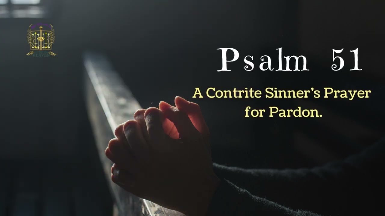  51 Psalm 51 Sinner Prayer Amplified Bible YouTube
