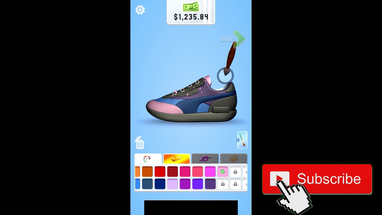 Sneaker Art Game - Cool iphone Game Part 4 - YouTube