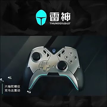 THUNDEROBOT pro G50 double shock rgb led 2.4g wireless game console ...