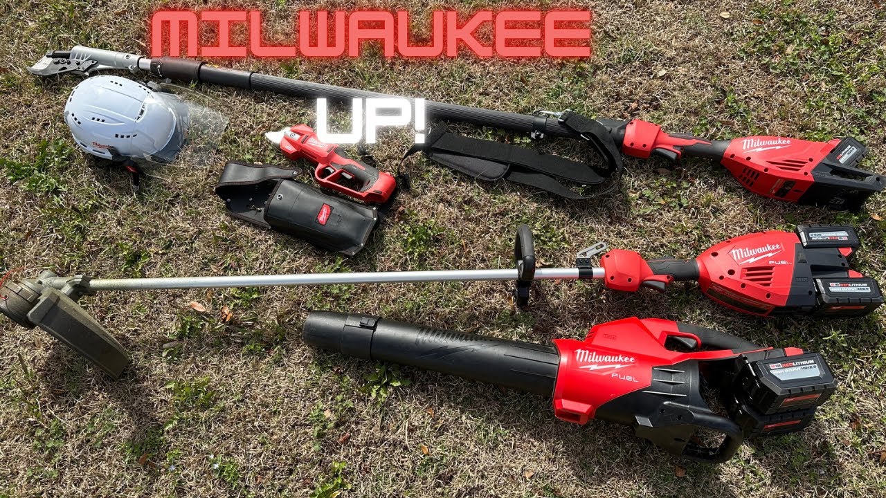 Milwaukee Landscaping Tools Performing On Several Tasks! - YouTube