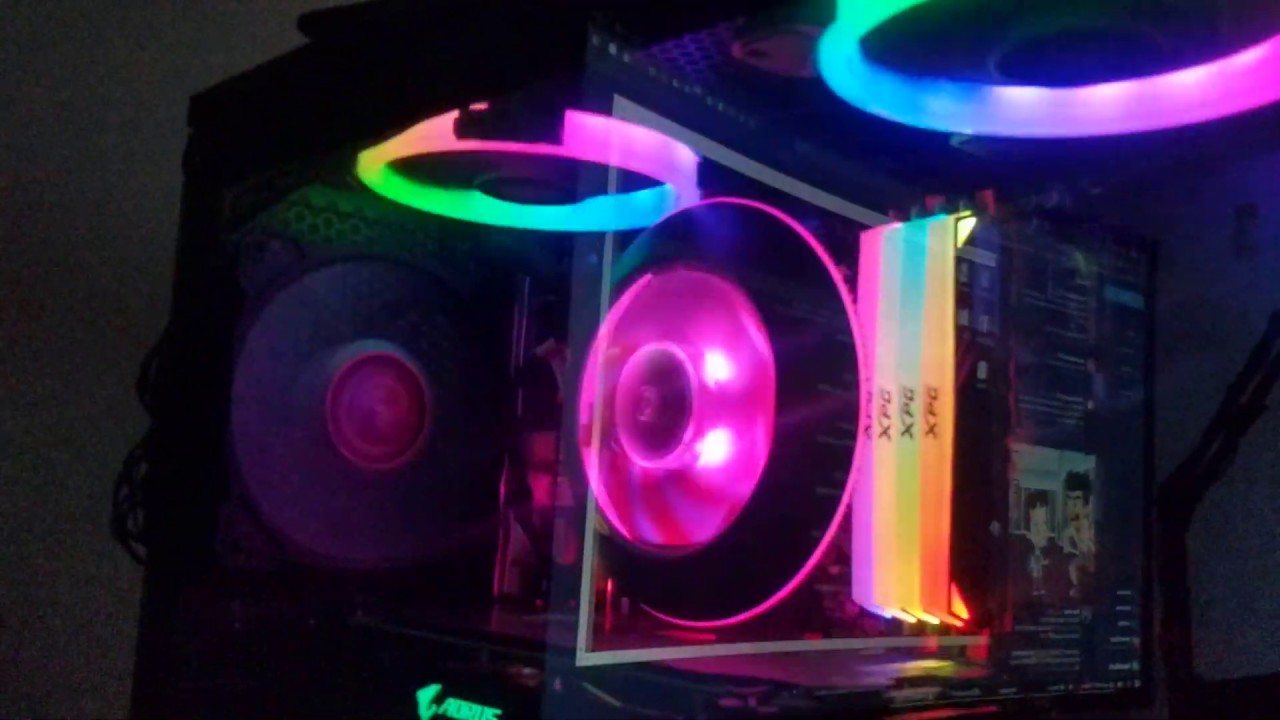 ICETEK 3in1 RGB Case Fan RGB : B-roll - YouTube