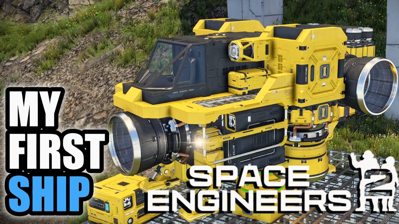 BUILD YOUR FIRST HYDROGEN SHIP IN SPACE ENGINEERS 2: VS2 Planets and ...