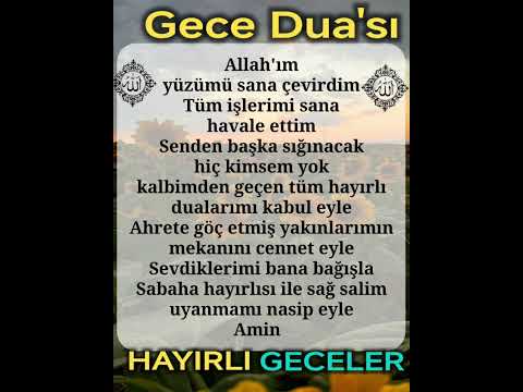 Dua vakti Hayırlı Geceler Allaha emanet olun🤲 Rabbim kabul eylesin 🌹🌹🌹