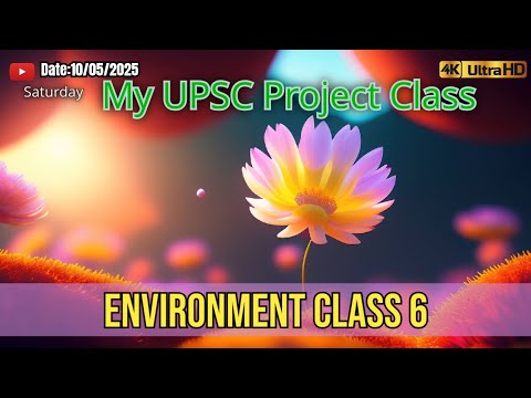 My UPSC Project Class//Environment Class 6 - YouTube