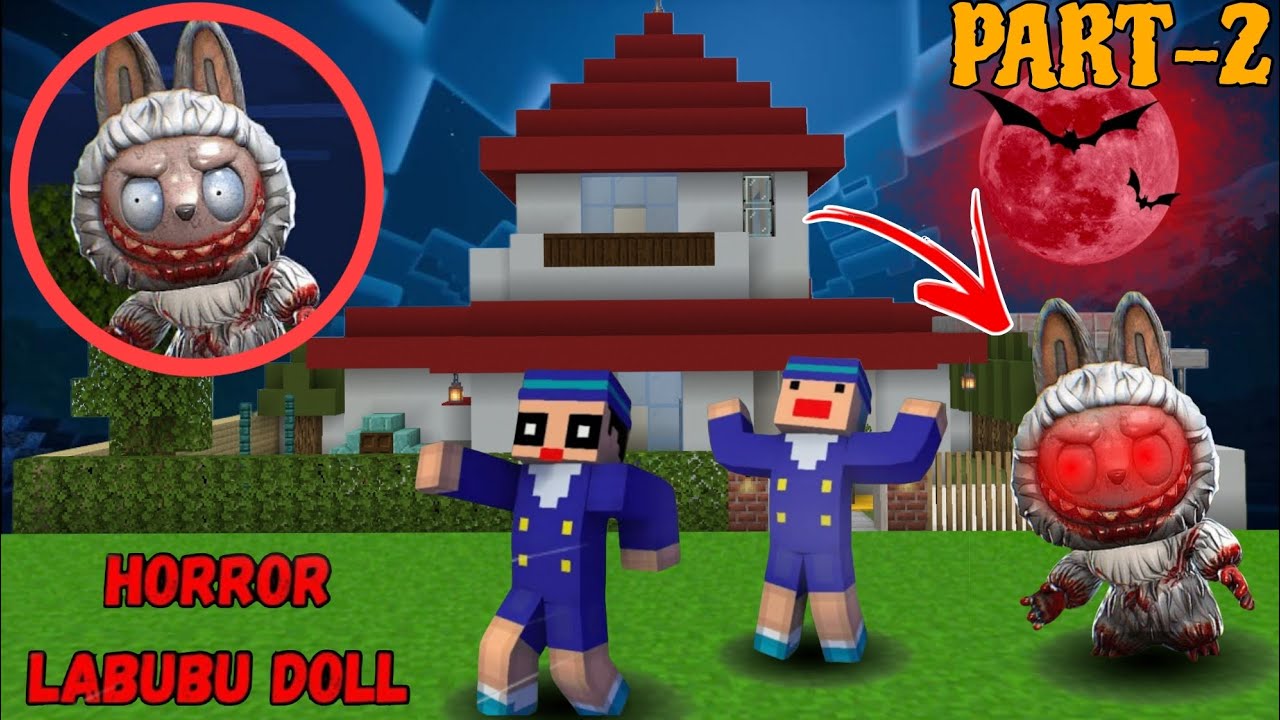 SHINCHAN Found HORROR LABUBU Doll In Minecraft (PART-2)😨😱 - YouTube