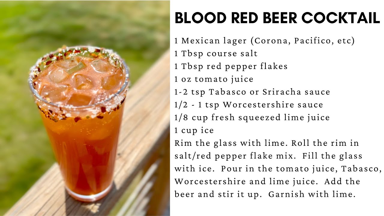 Blood Red Beer - YouTube