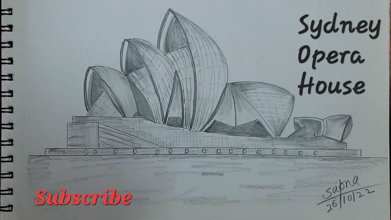 Sydney Opera House, Australia sketch#World Famous#Tourist place#Very ...