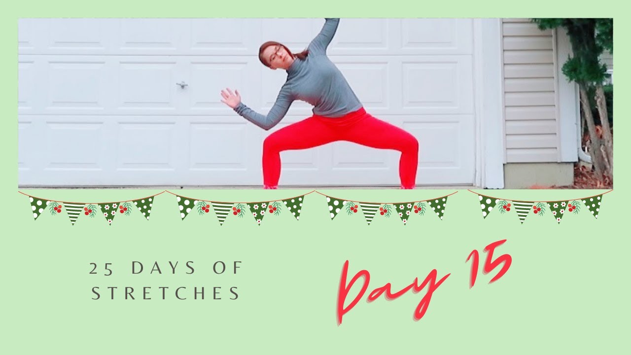 Goddess Pose and Side Stretch | 25 Days of Stretches - YouTube