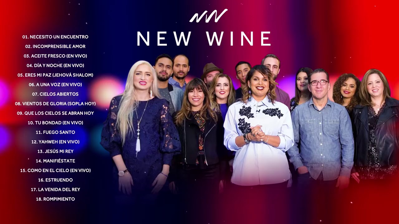 2 Horas de Musica Cristiana NEW WINE ADORACION Sus Mejores Exitos 30 ...